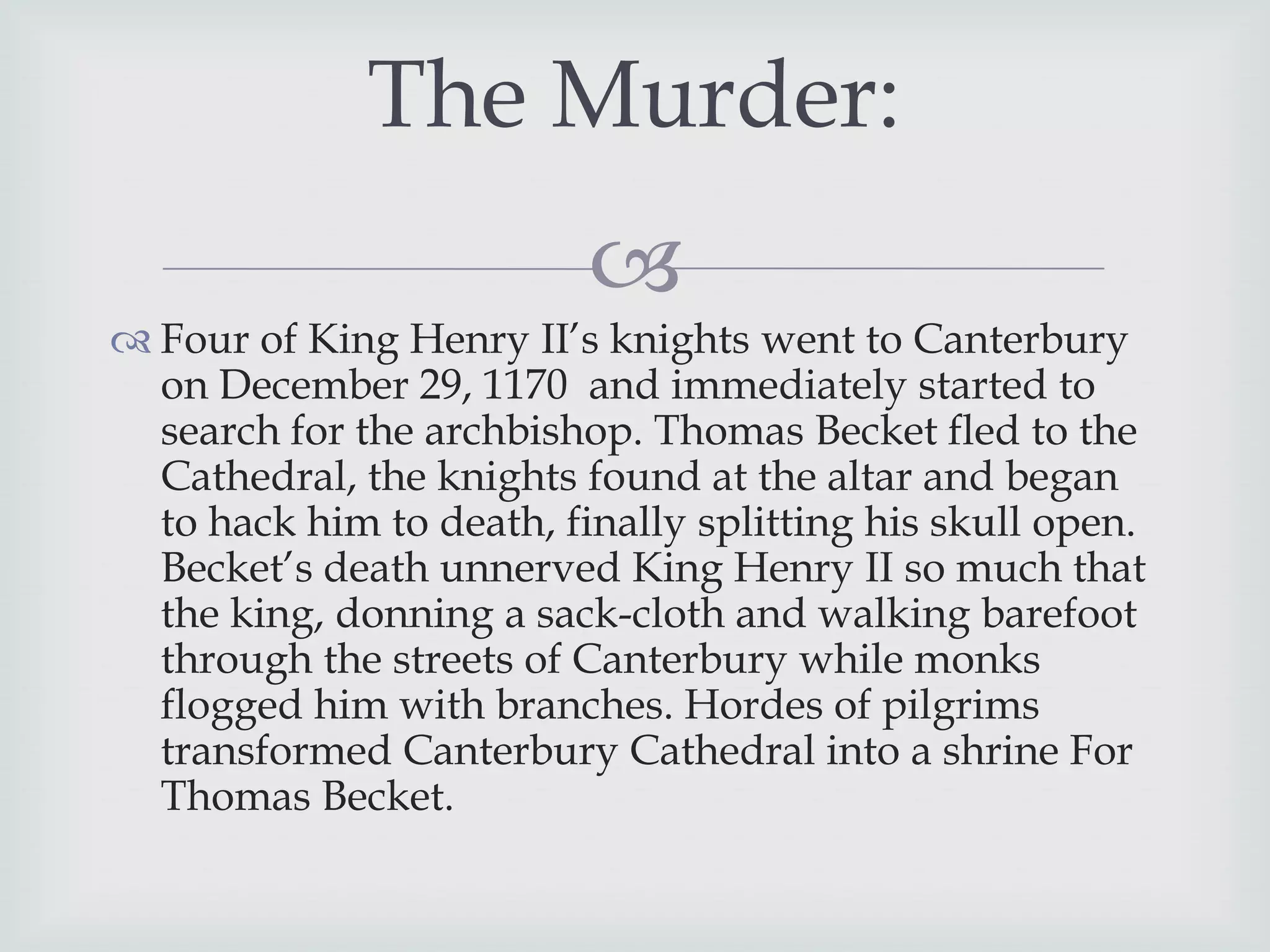 Thomas becket | PPTX