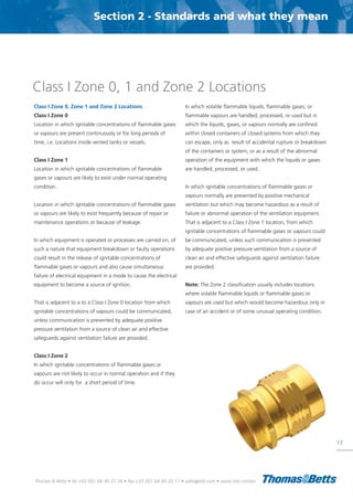 Thomas & Betts - Hazardous Area Electrical Equipment & Cable ...