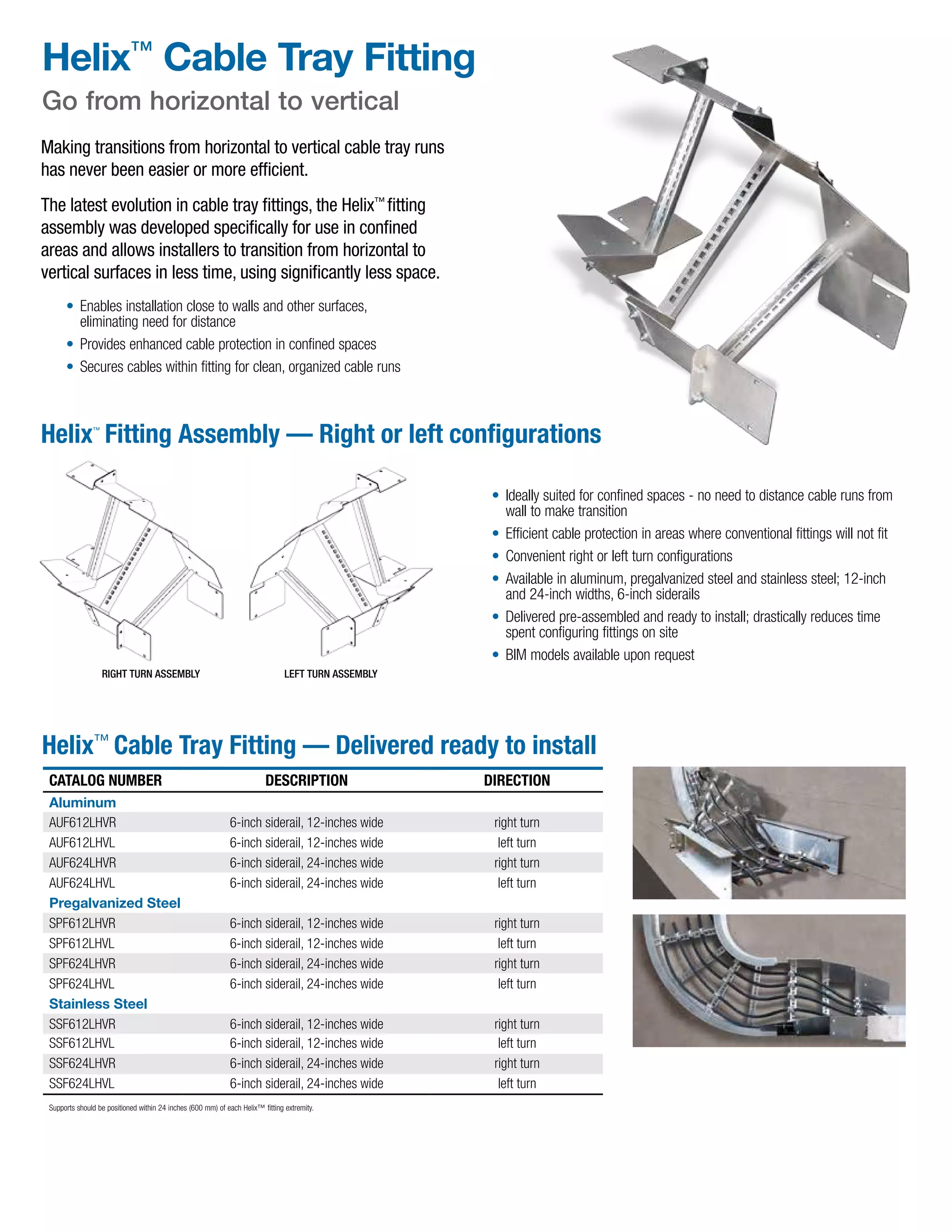 Thomas & Betts Helix Cable Tray - Oil & Gas | PDF