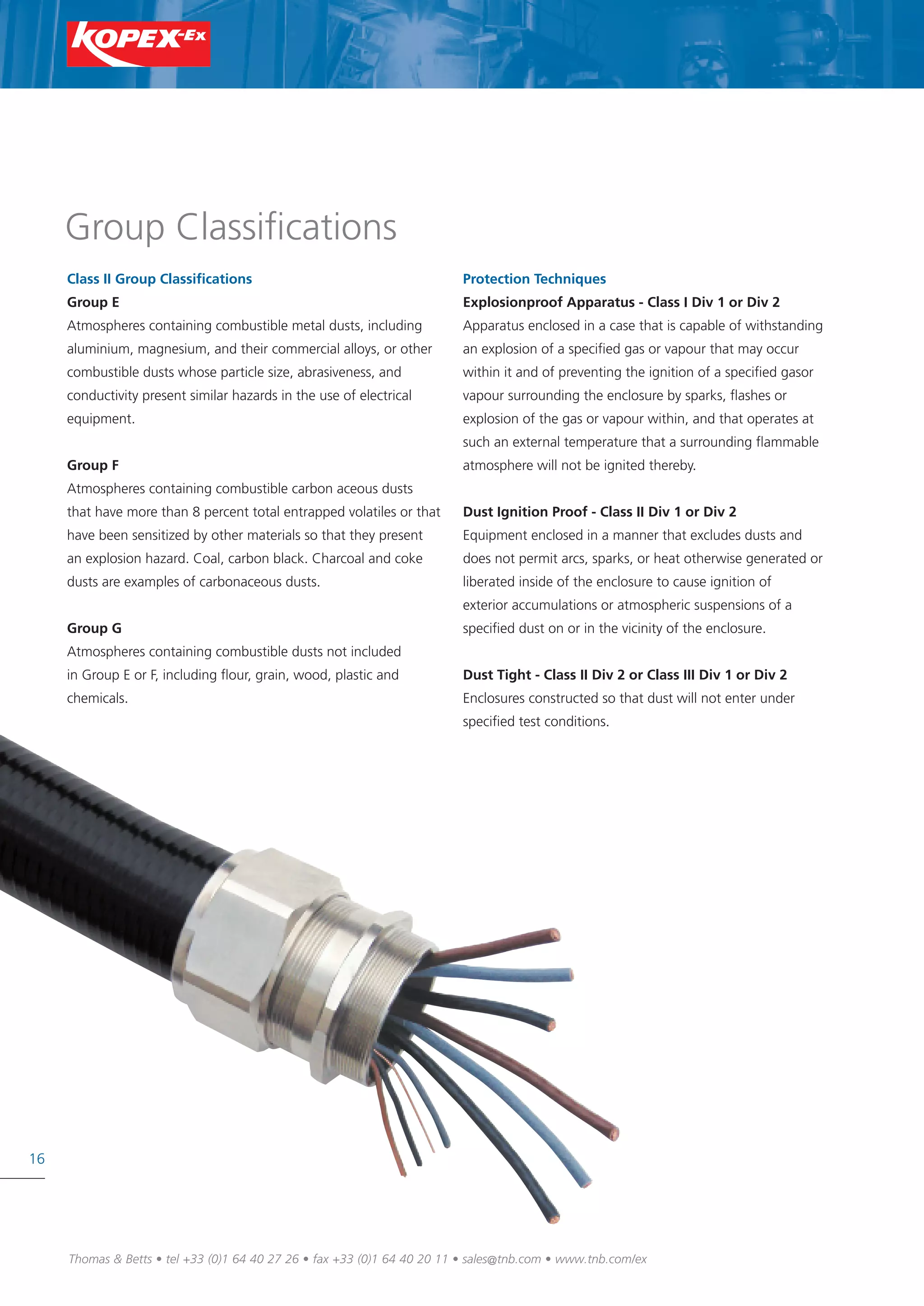 Thomas & Betts Kopex - Understanding Hazardous Areas & Specifying ...