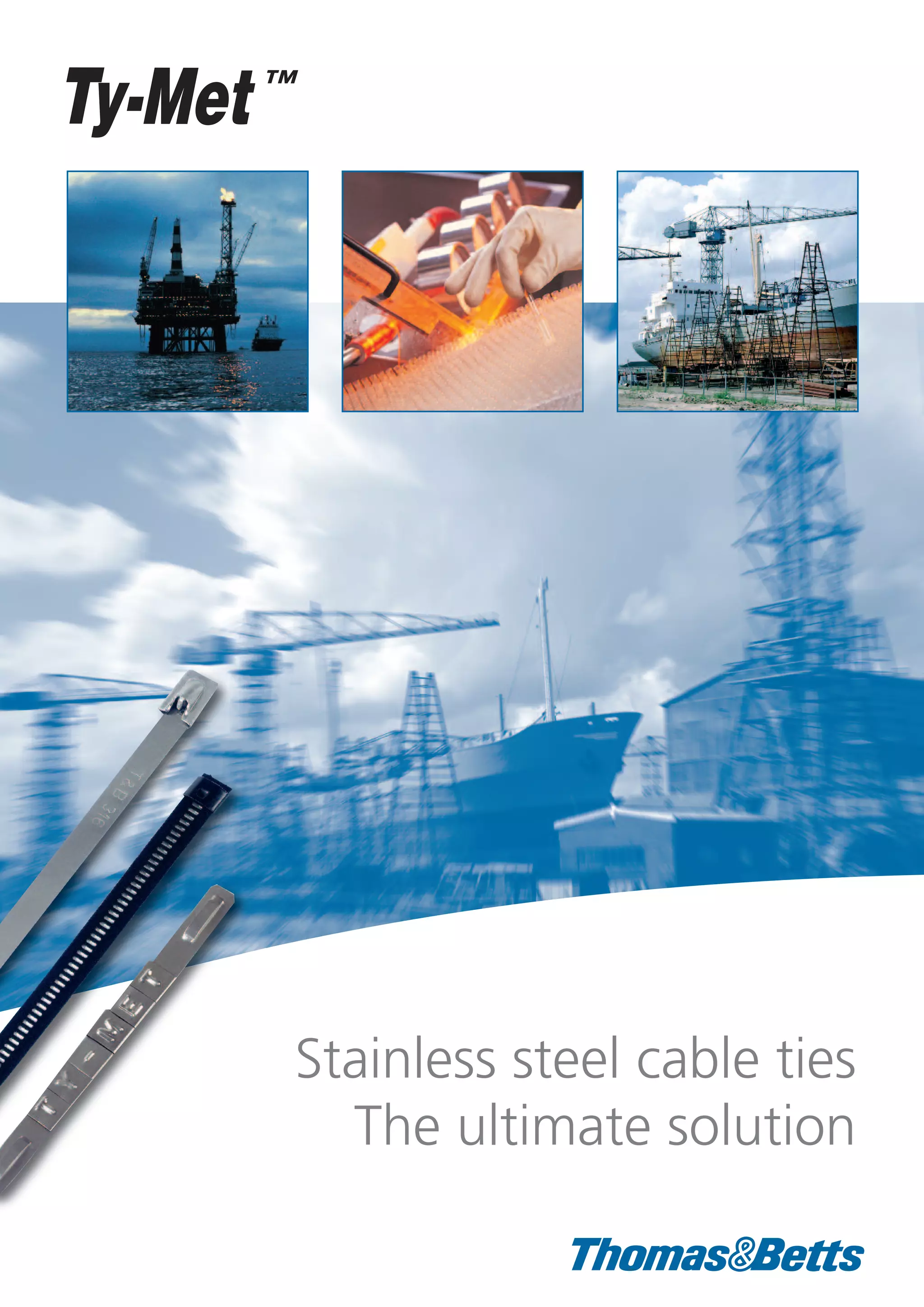 Thomas & Betts Ty-Met Cable Ties - Stainless Steel | PDF