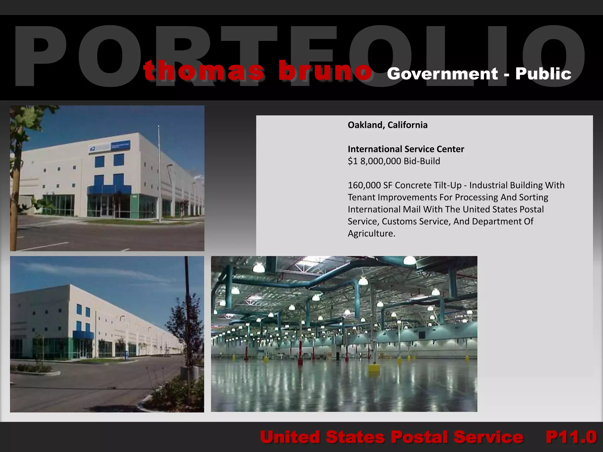 Thomas Bruno Portfolio | PPTX