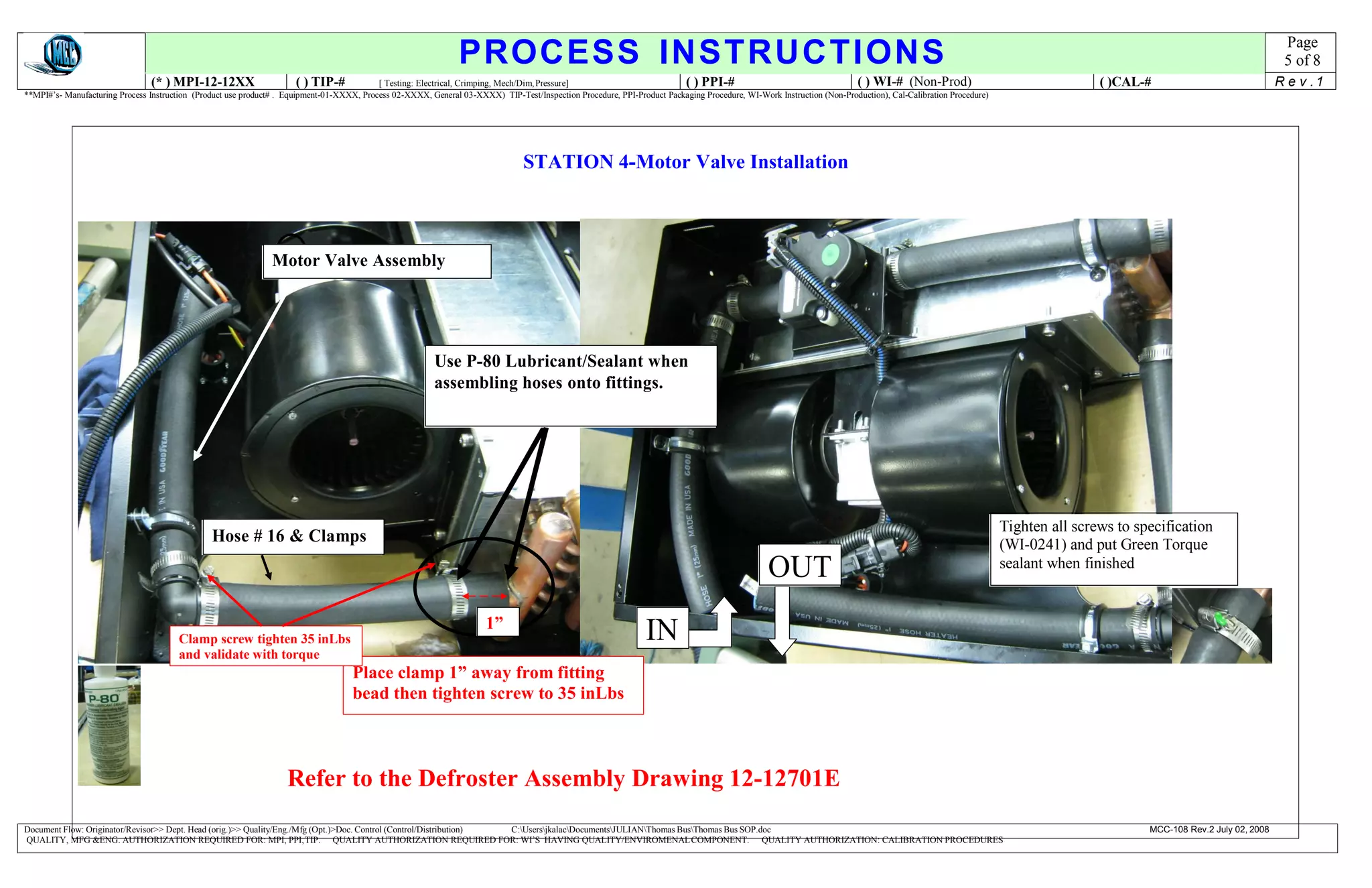 THOMAS BUS SOP | PDF