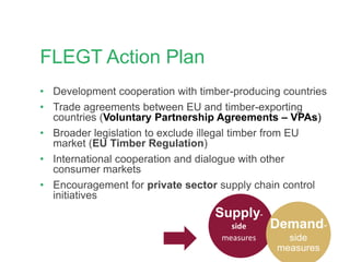 FLEGT: insights, impacts and synergies with key markets | PPT