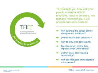 Thomas PPA Assessments DISC Profile | PDF