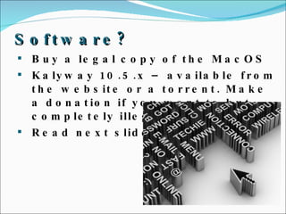 Thomas Deimel The World Of Hackintosh | PPT