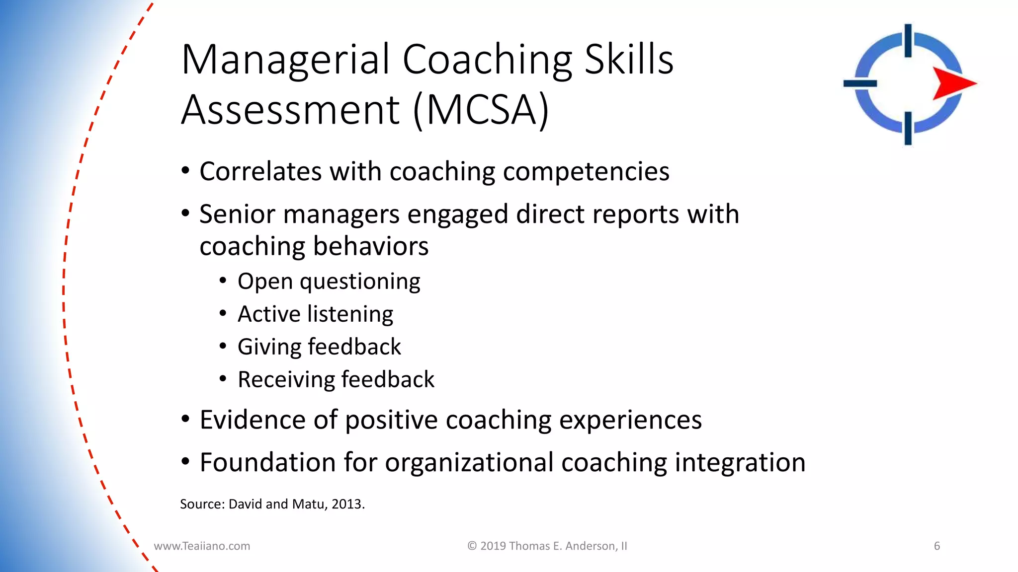 Measuring Organizational Coaching Integration: A Case Study | PPTX ...