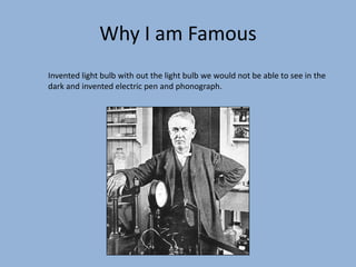 Thomas edison | PPTX