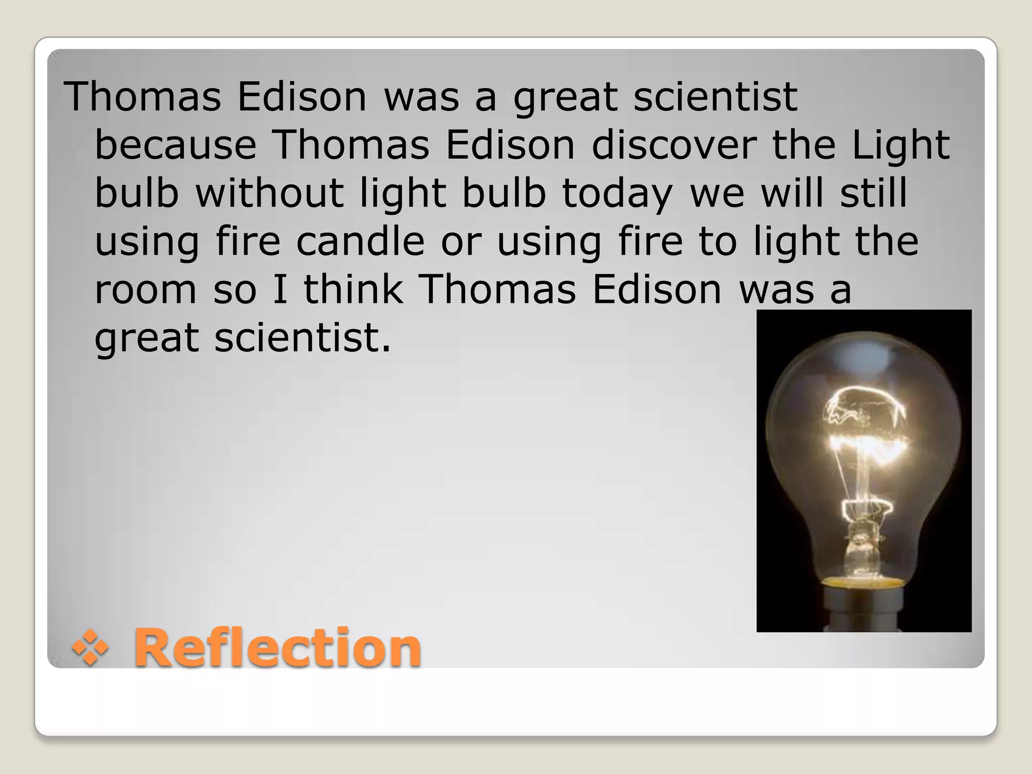 Thomas edison | PPTX