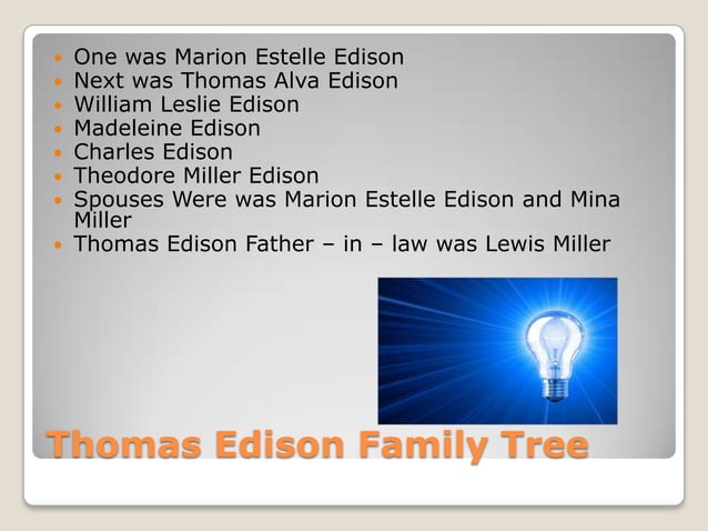 Thomas edison | PPT