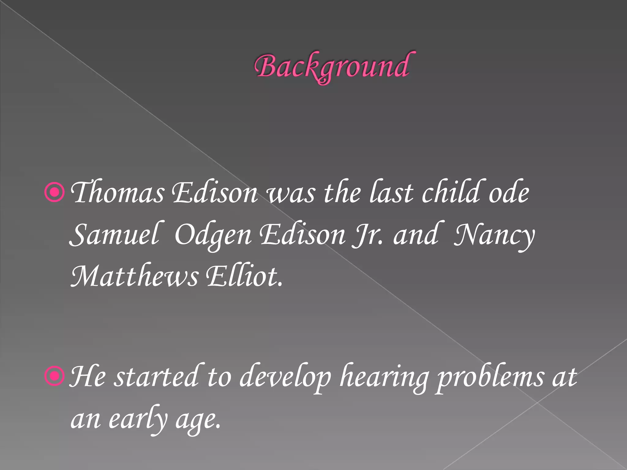 Thomas edison | PPTX