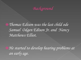 Thomas edison | PPTX | Technology & Computing