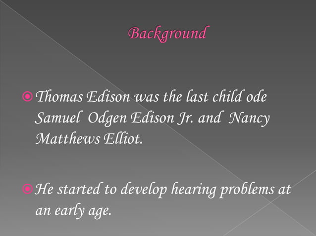 Thomas edison | PPTX | Technology & Computing