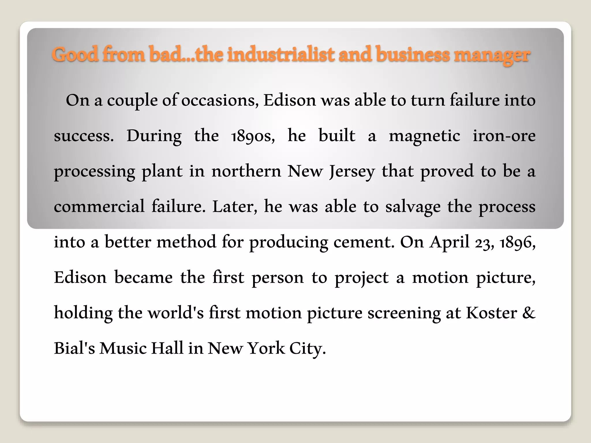Thomas edison | PPT