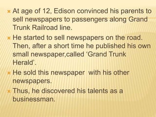 Thomas Edison | PPTX