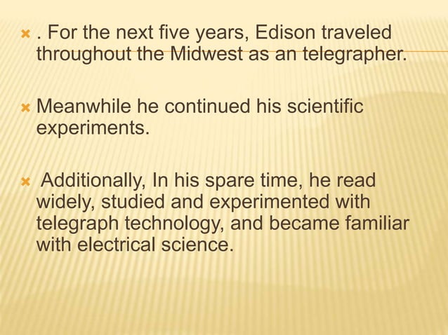 Thomas Edison | PPTX