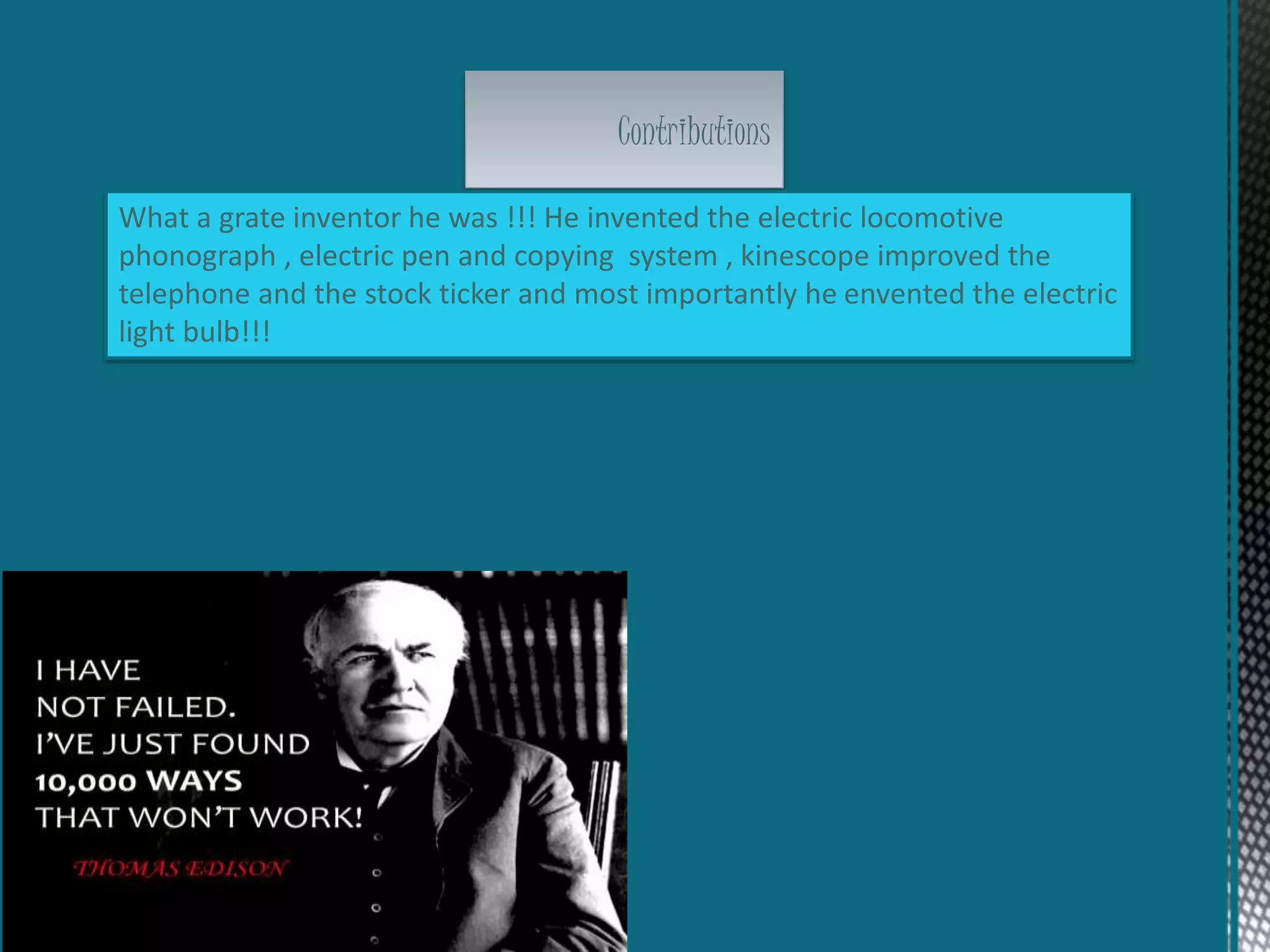 Thomas edison | PPT