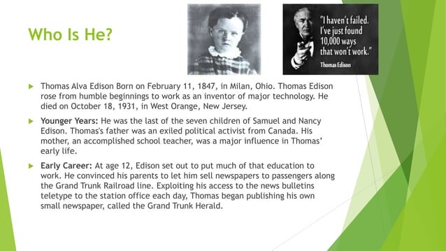 Thomas Edison | PPT
