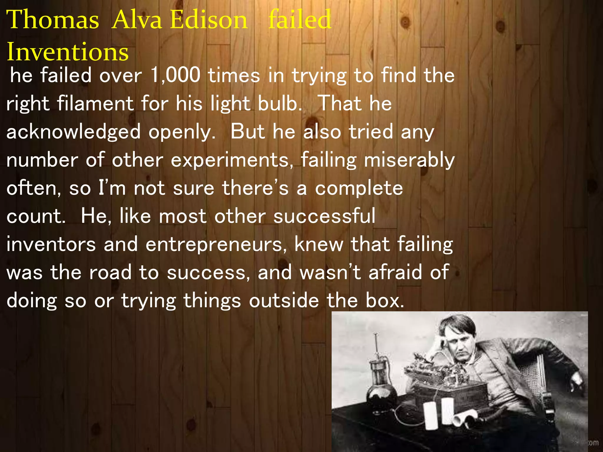 Thomas Edison ppt | PPTX