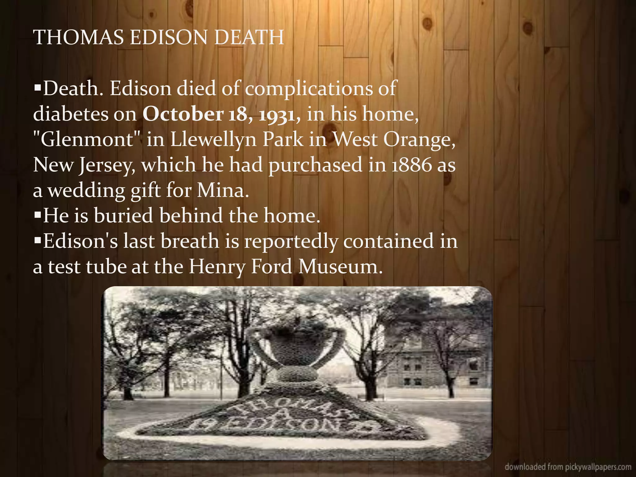 Thomas Edison ppt | PPTX
