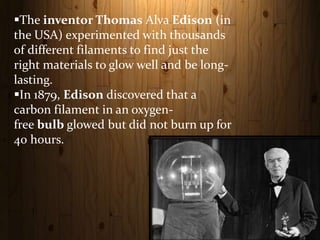 Thomas Edison ppt | PPTX