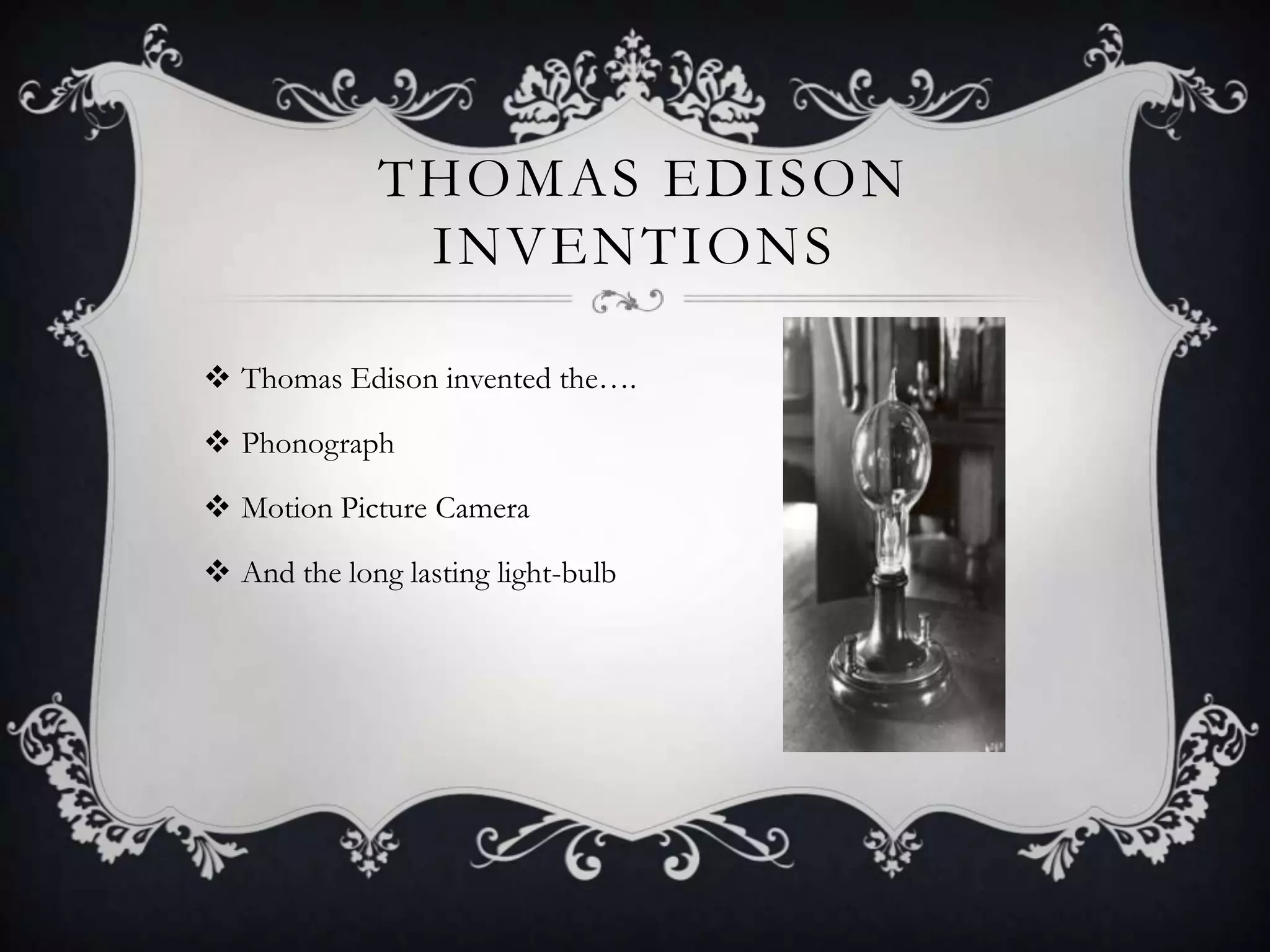 Thomas edison by | PPTX
