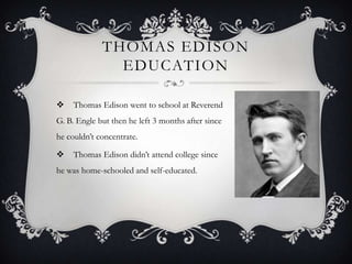 Thomas edison by | PPTX