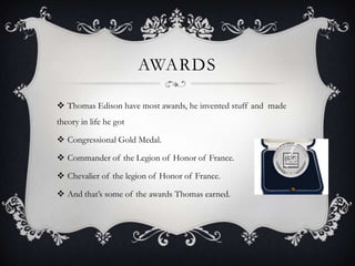 Thomas edison by | PPTX