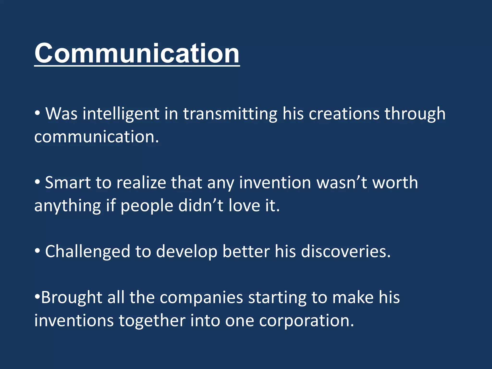Thomas Edison Leadership | PPTX