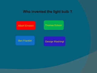 Thomas edison project | PPT