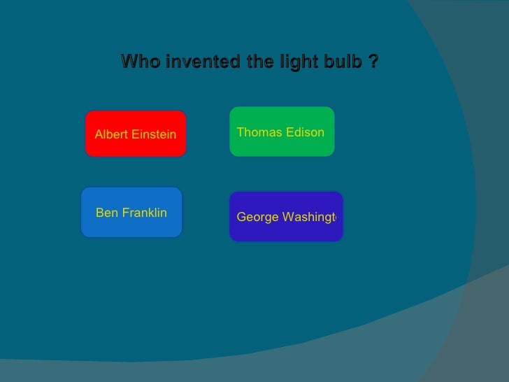 Thomas edison project