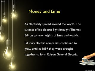 Thomas edisons and swamivivekanad ppt | PPT