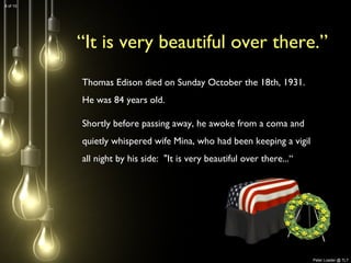 Thomas edisons and swamivivekanad ppt | PPT