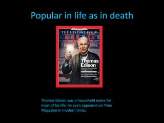 Thomas edison slideshow | PPTX