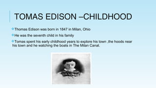 Thomas Edison the inventor | PPT