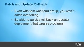 Effective Patch and Software Update Management | PDF