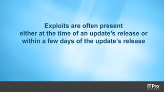 Effective Patch and Software Update Management | PDF