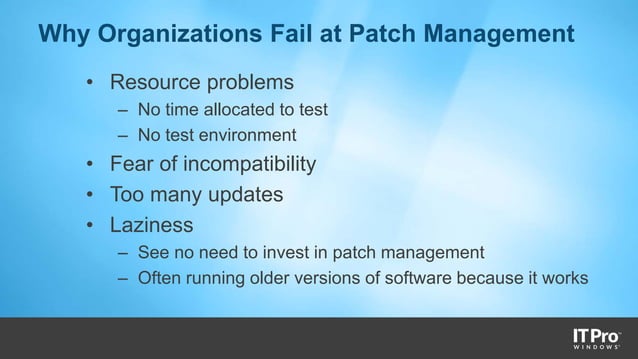 Effective Patch and Software Update Management | PDF