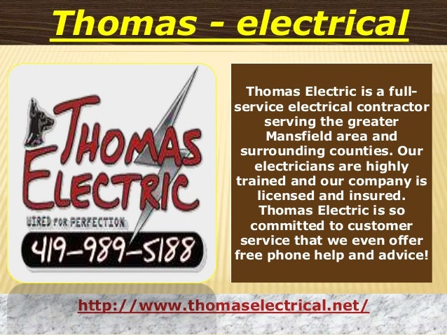 Thomas Electrical Electrician Mansfield