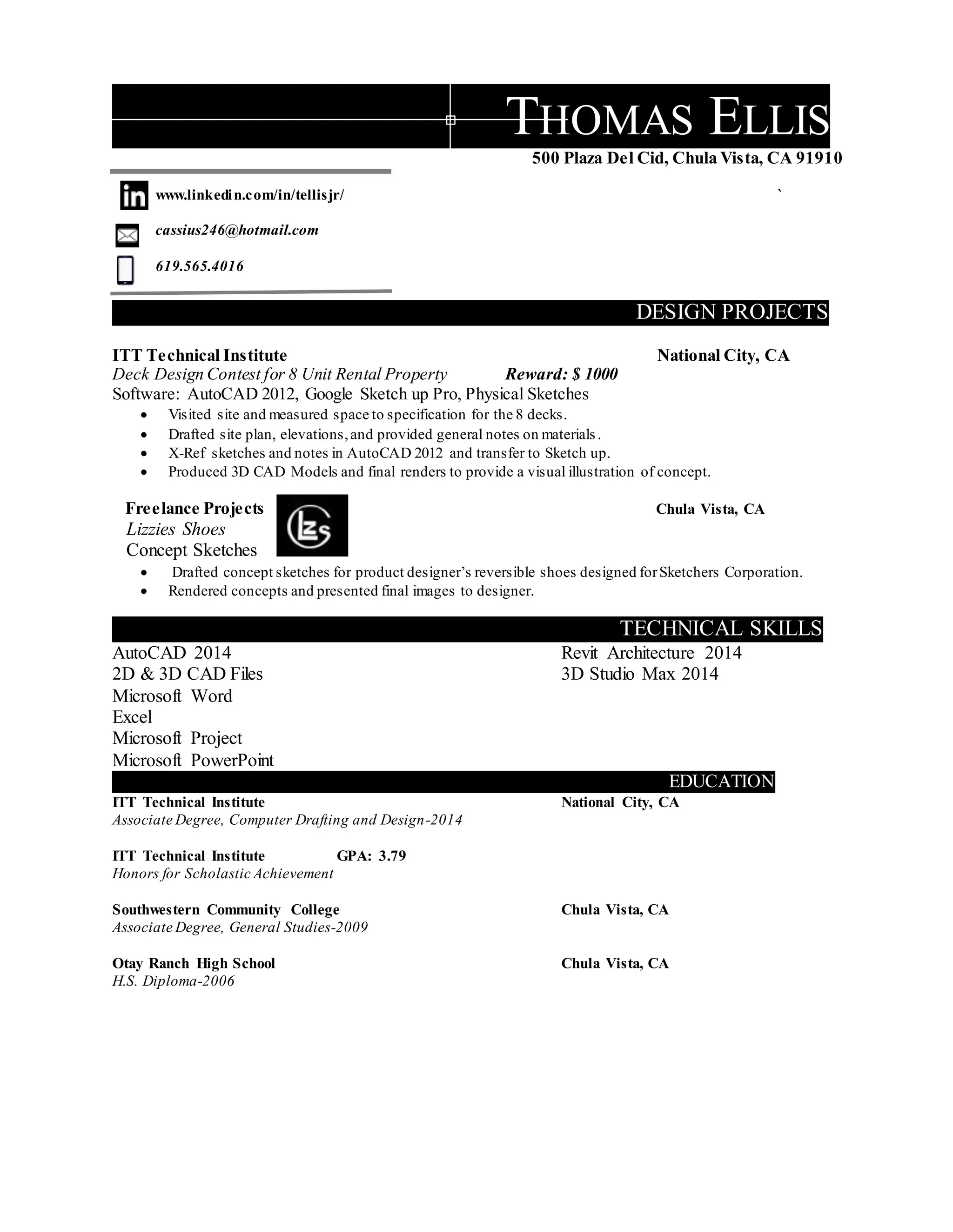 Thomas ellis resume | PDF