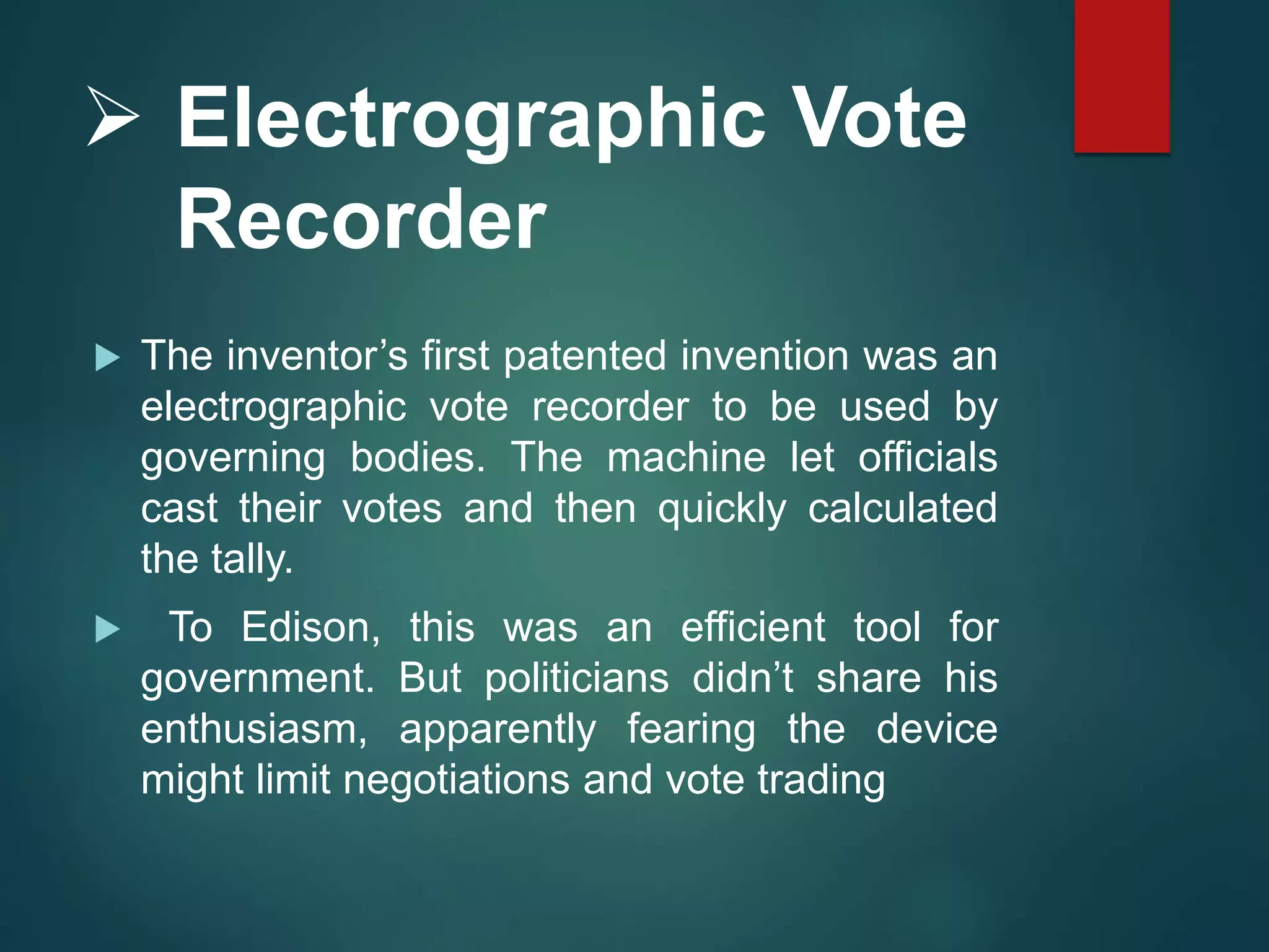 Life of A Great Scientist - Thomas Edison | PPTX