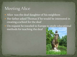Thomas gallaudet | PPTX