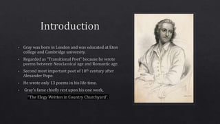Thomas Gray | PPTX