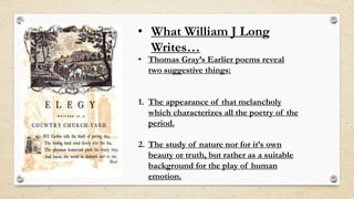 Thomas gray, elegy | PPT