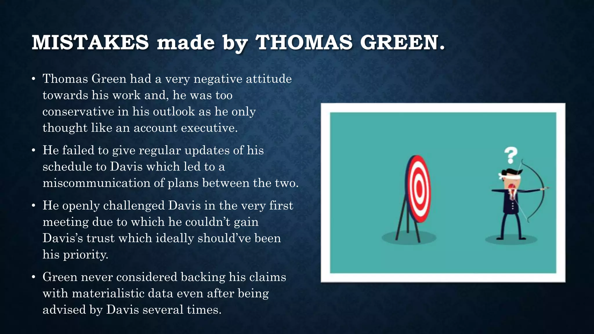 Thomas Green Case Study Presentation. | PPTX