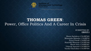 Thomas Green Case Study Presentation. | PPTX