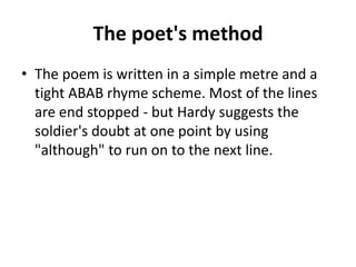 Thomas hardy | PPTX | Poetry | Books and Literature