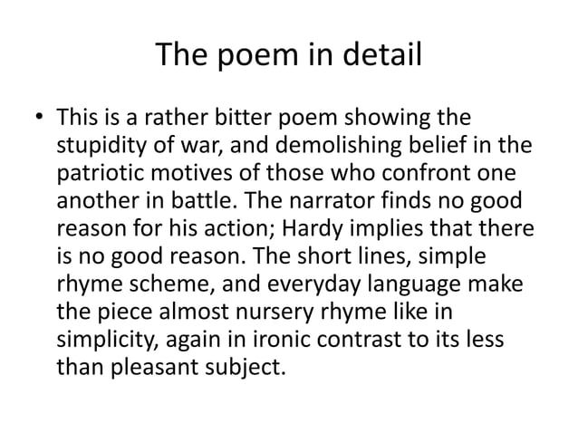 Thomas hardy | PPTX | Poetry | Books and Literature