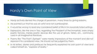 Thomas hardy | PPT