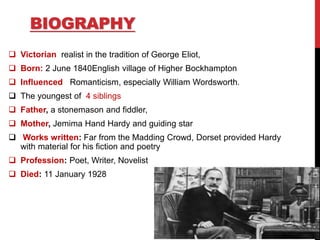 Thomas Hardy.pdf Slides presentation PowerPoint | PDF